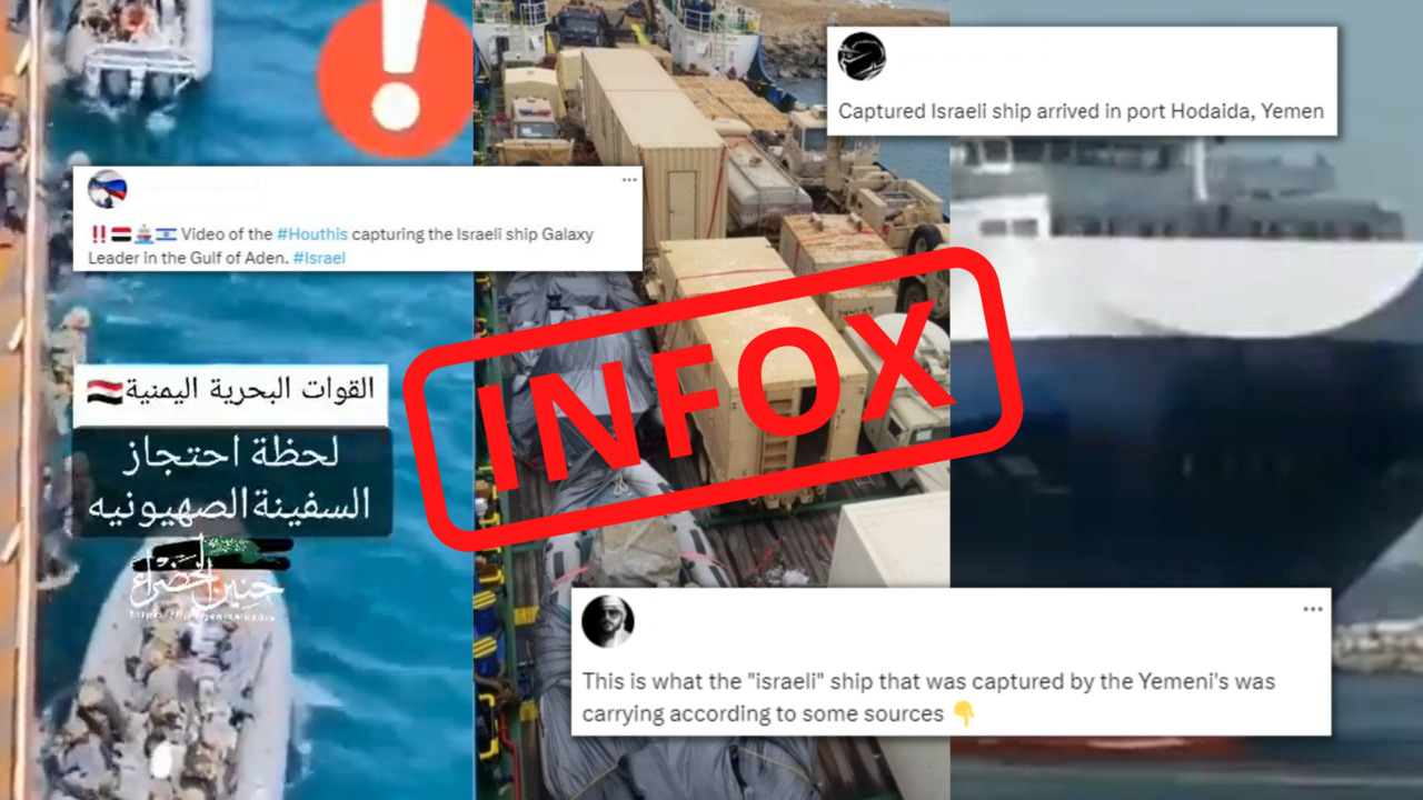 Yémen: flot d’infox autour du détournement d’un cargo en mer Rouge - Les dessous de l'infox, la ...